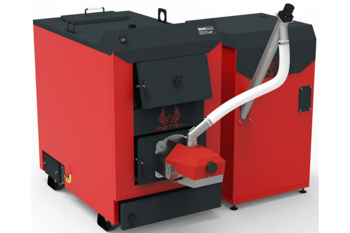 Твердопаливний котел Retra Light Combi 80 кВт - купити за вигідною ...